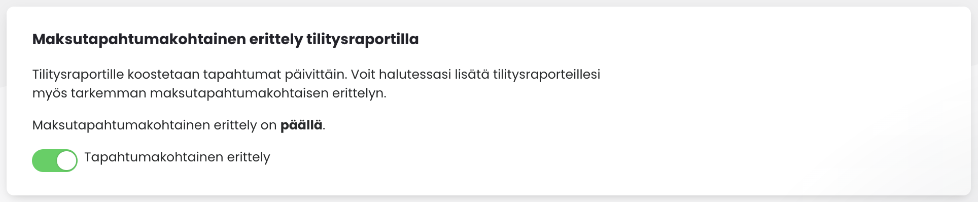 Näin tarkastelet ja haet tilitysraportteja – Paytrail tukipalvelu